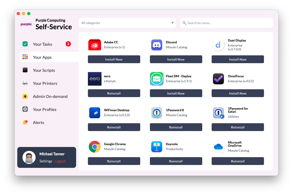 What is Self-Service? – Purple | Help Train Learn Centre